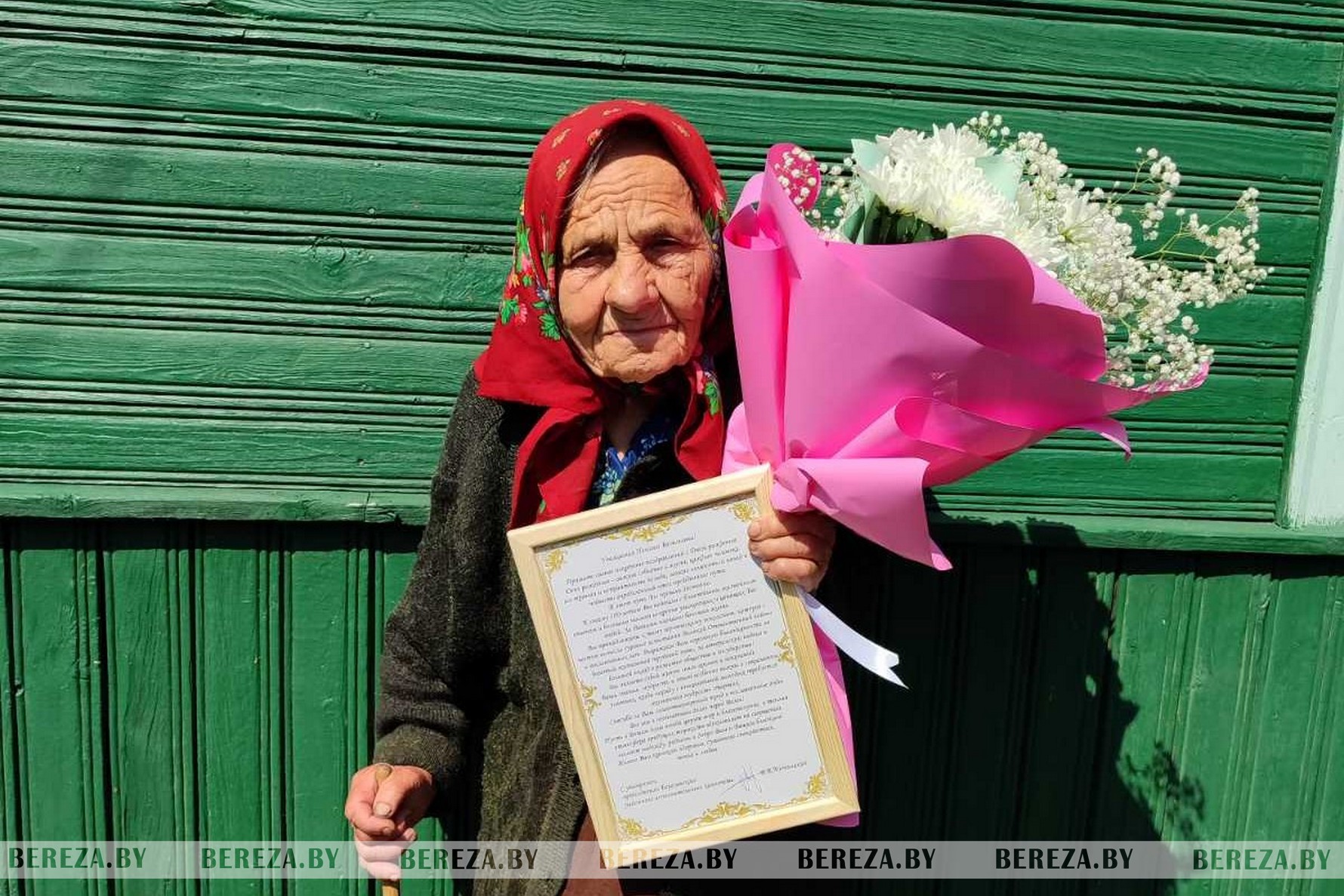 Жительница д. Костюки Пелагея Васильевна Омелюсик отметила 100-летний ...
